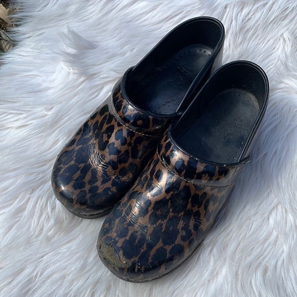 Dansko | Shoes | Dansko Animal Print Shoes | Poshmark